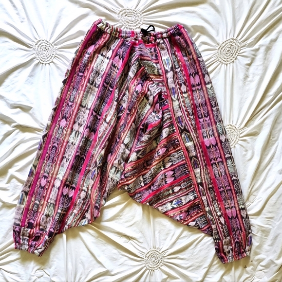 Source Unknown | Pants & Jumpsuits | Pink Harem Indian Pants | Poshmark